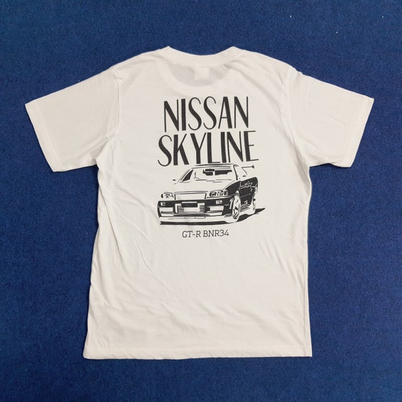Vintage Nissan Skyline GT-R R34 Racing T-shirt - Gem