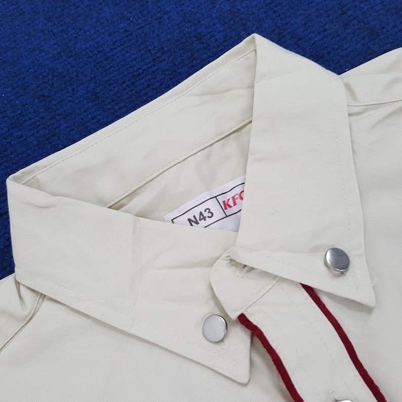 Vintage KFC X Pizza Hut Staff Uniform Work Shirt - Etsy