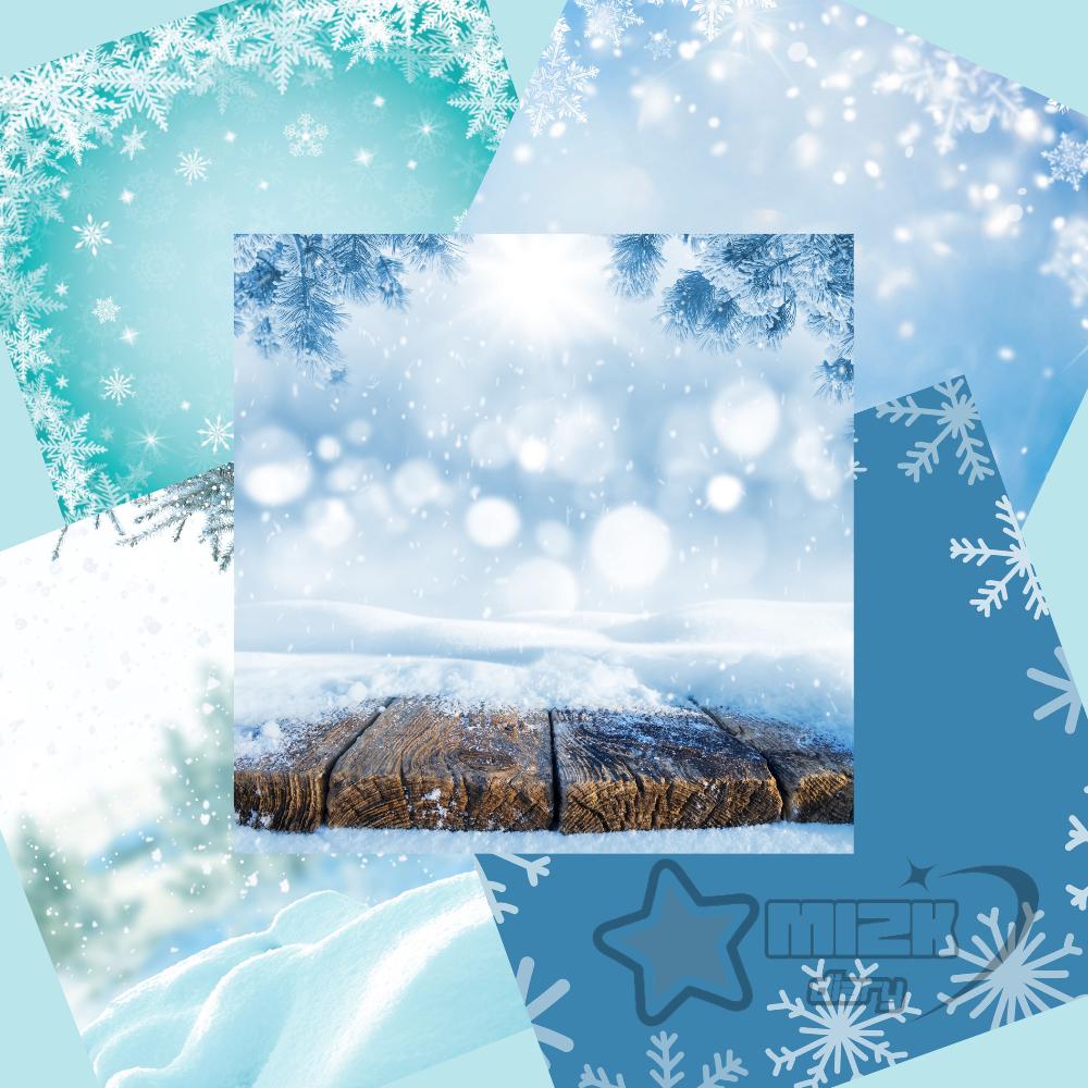 Frozen Blue Digital Paper Pack (JPEG) - Etsy
