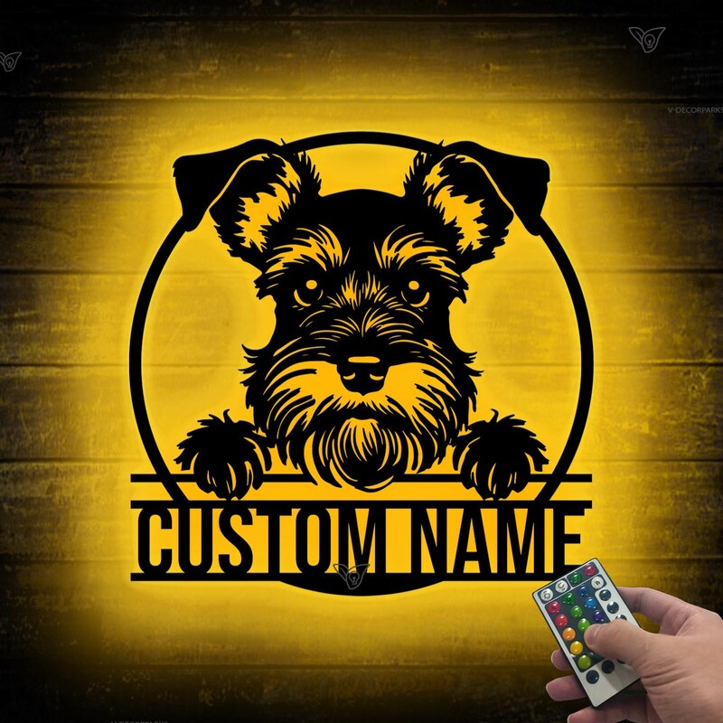 Schnauzer Sign - Etsy