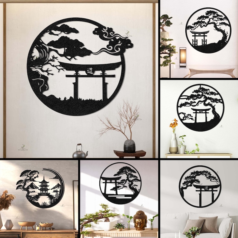 Asian Metal Art - Etsy