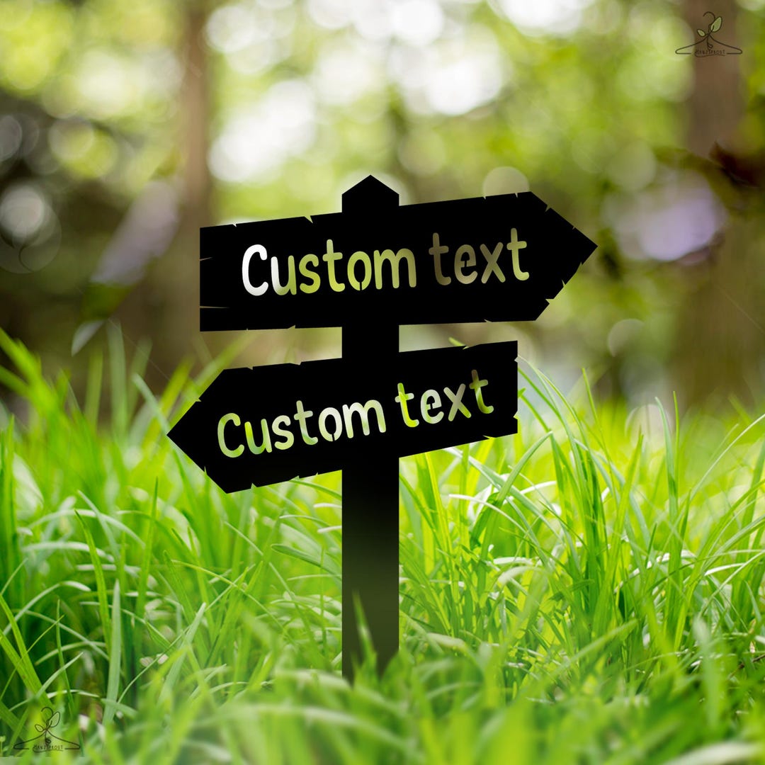 Custom Metal Destination Arrow Signs,personalized Directional Sign,sign ...