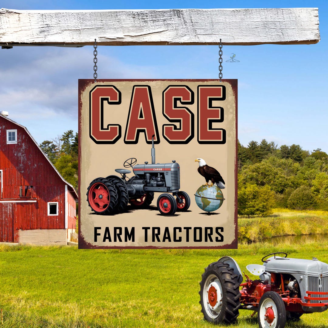 Customized Metal Tractor Sign, Personalized Metal Farm Name Sign ...