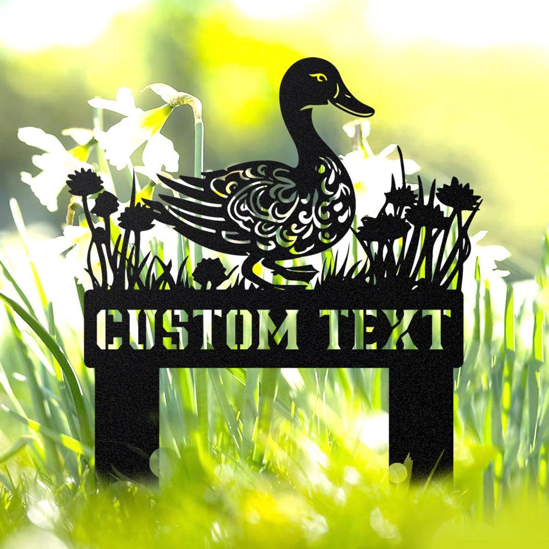 Duck Coop Sign Custom,metal Duck Quack House Sign,personalized Duck ...