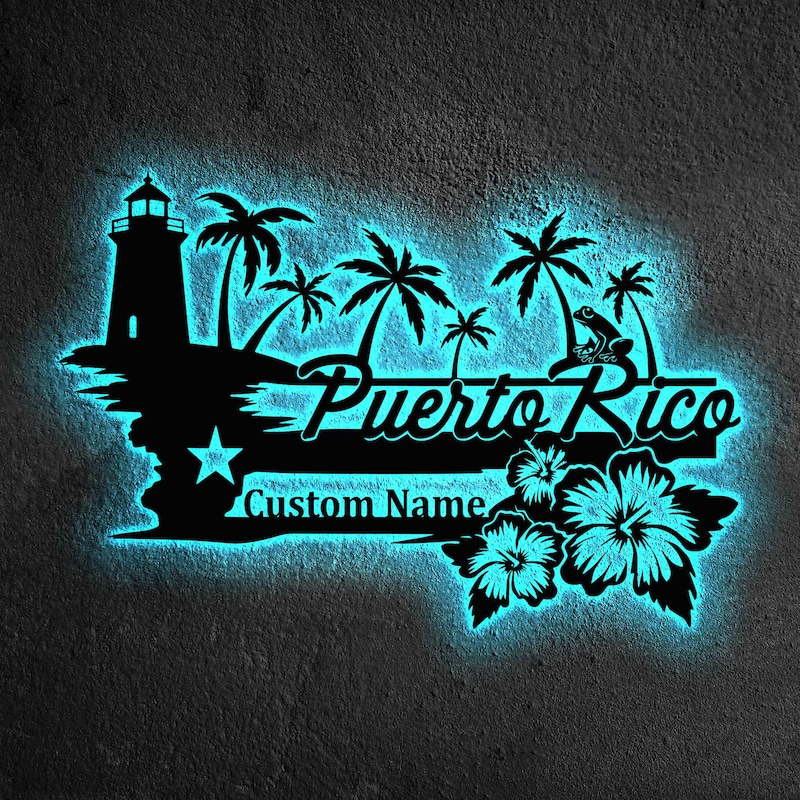 Coqui Puerto Rico Lamp - Etsy