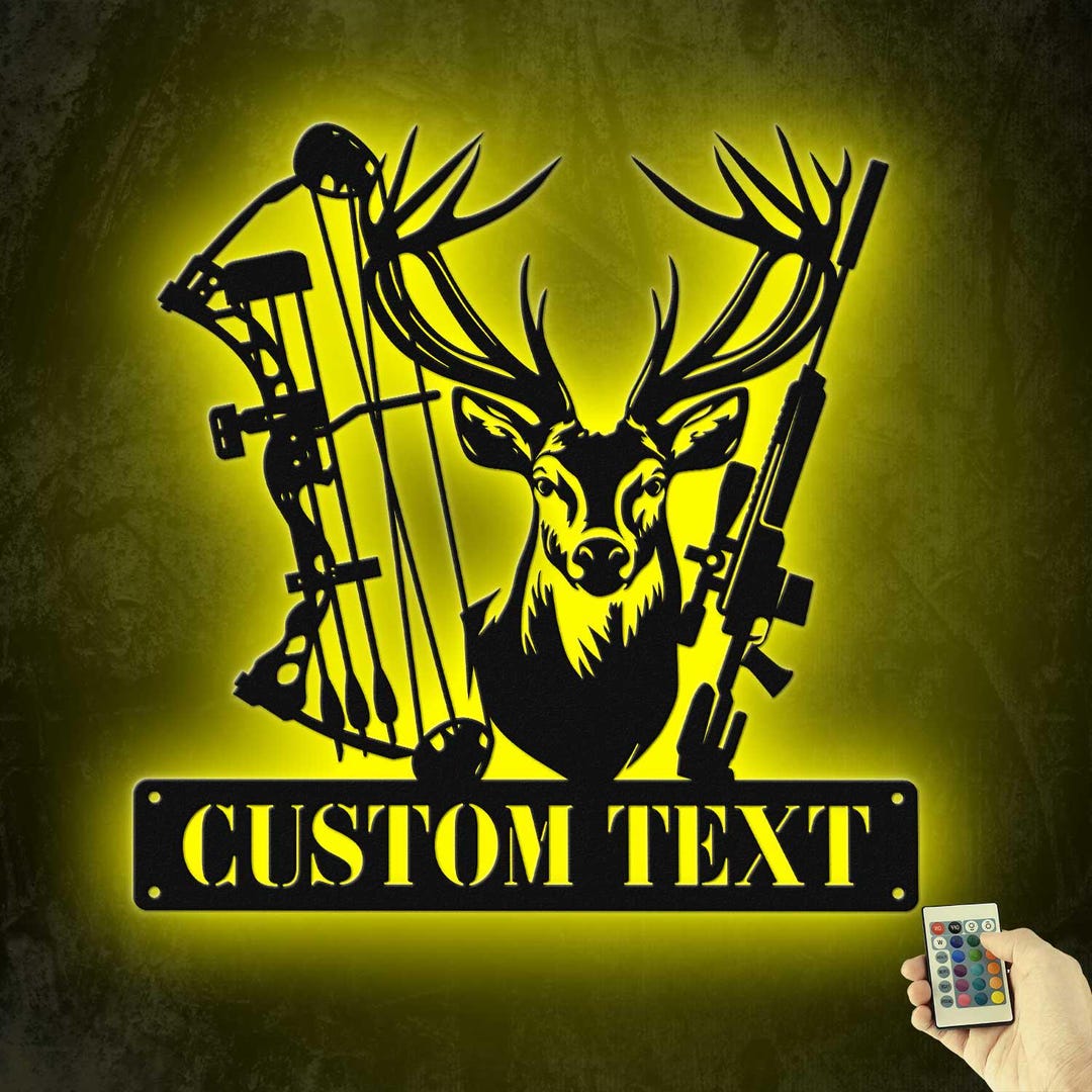 Born to Hunt Monogram Custom, Personalized Metal Hunting Sign, Hunting ...