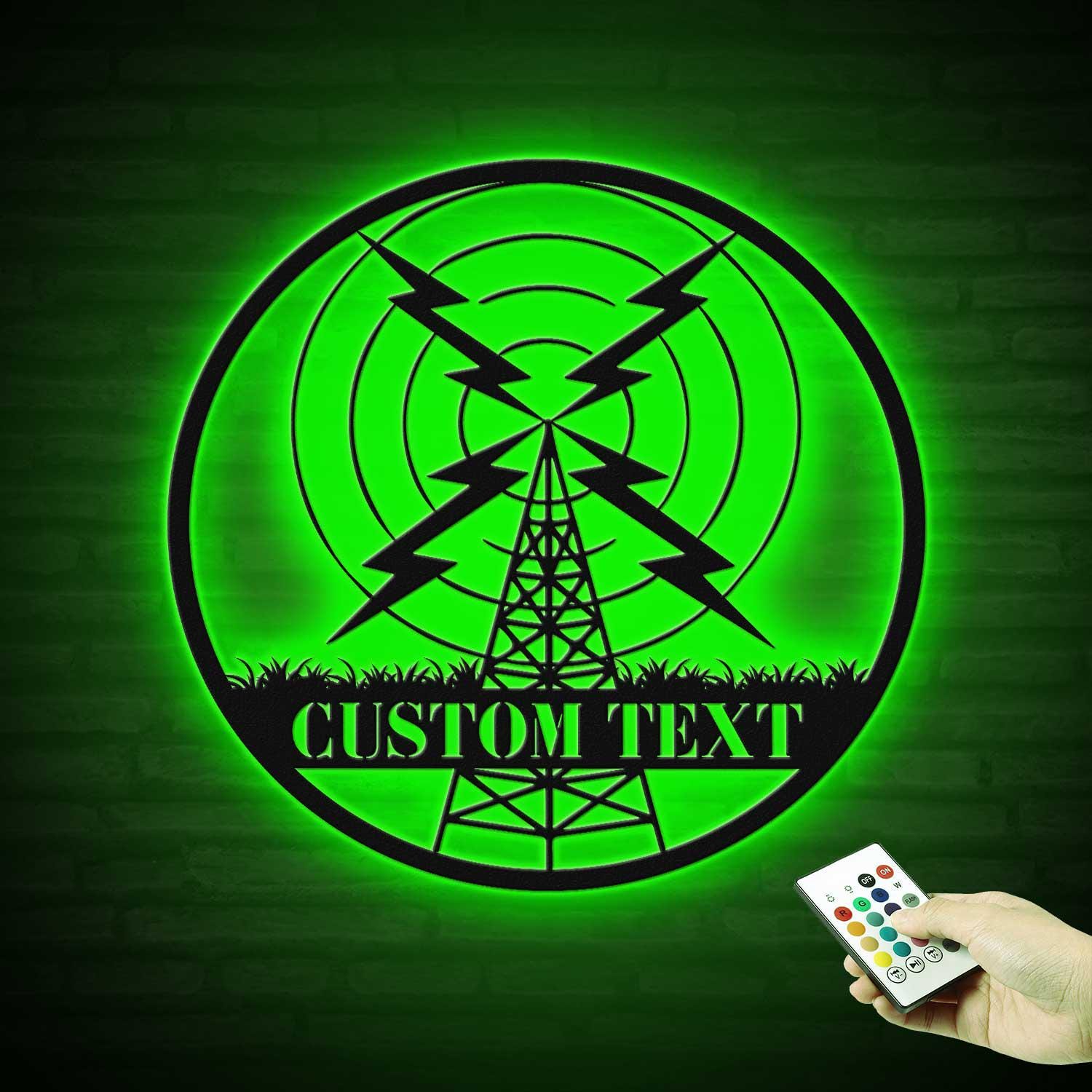 Personalized Ham Radio, Ham Radio LED Sign, Amateur Radio Gifts, Custom ...