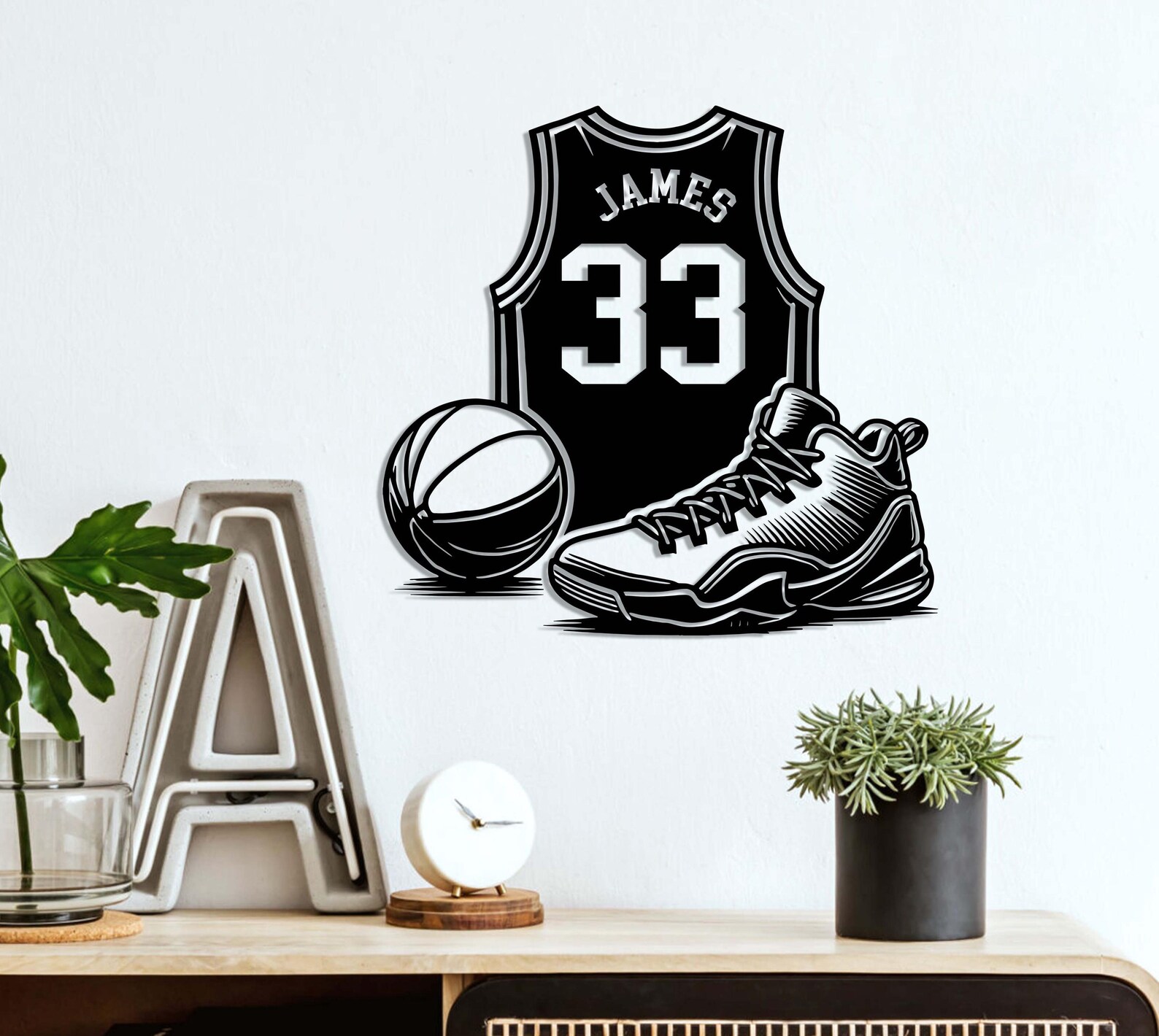 Custom Basketball Metal Sign Led Lights, Basketball Fan Gift ...