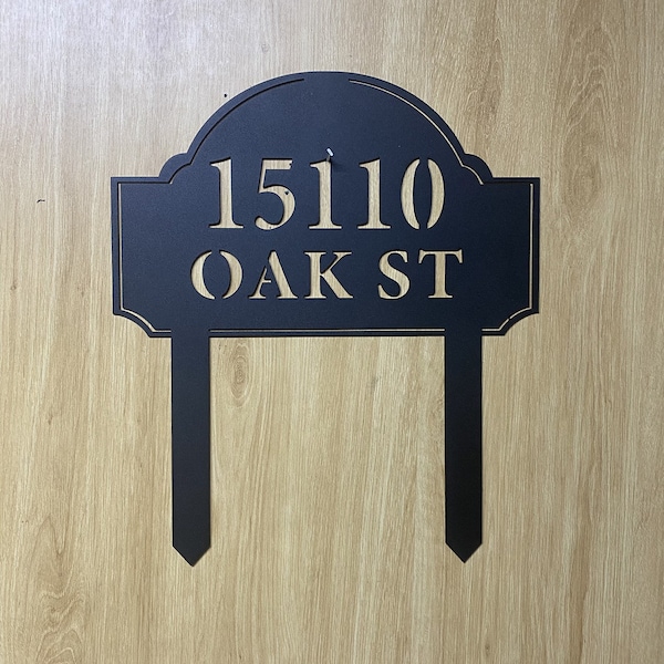 House Number Stake - Etsy