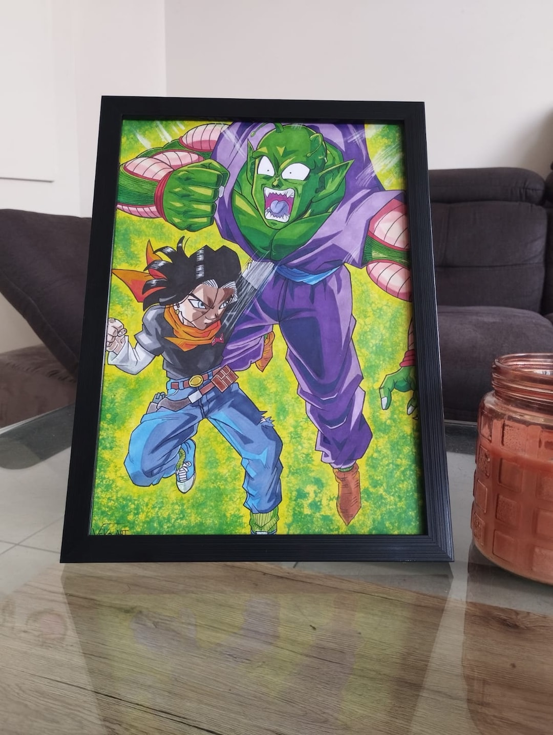 PICCOLO Vs Android 17 DBZ DRAGONBALL Handmade Original Drawing Fan Art ...