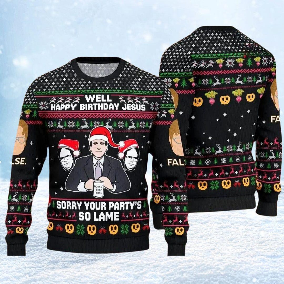 Angry Stanley the Office Christmas Ugly Sweater, TV Series Sweater ...