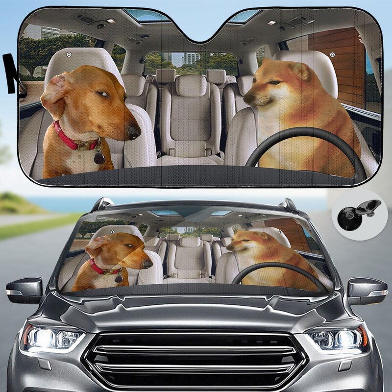 Dog in sun meme - Etsy.de