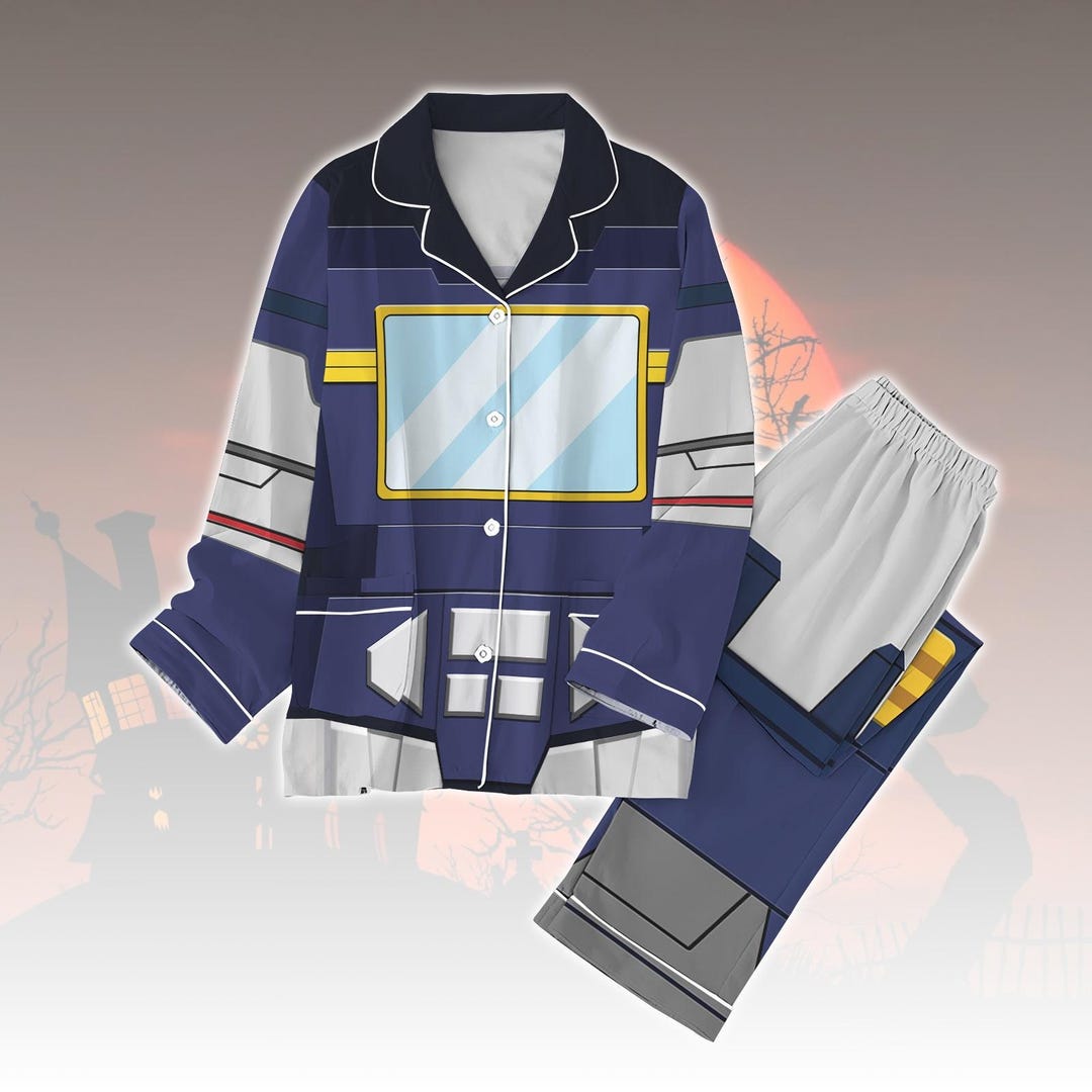 Optimus Prime Costume Pajamas Set, Transformer Sleepwear Outfit for Men ...
