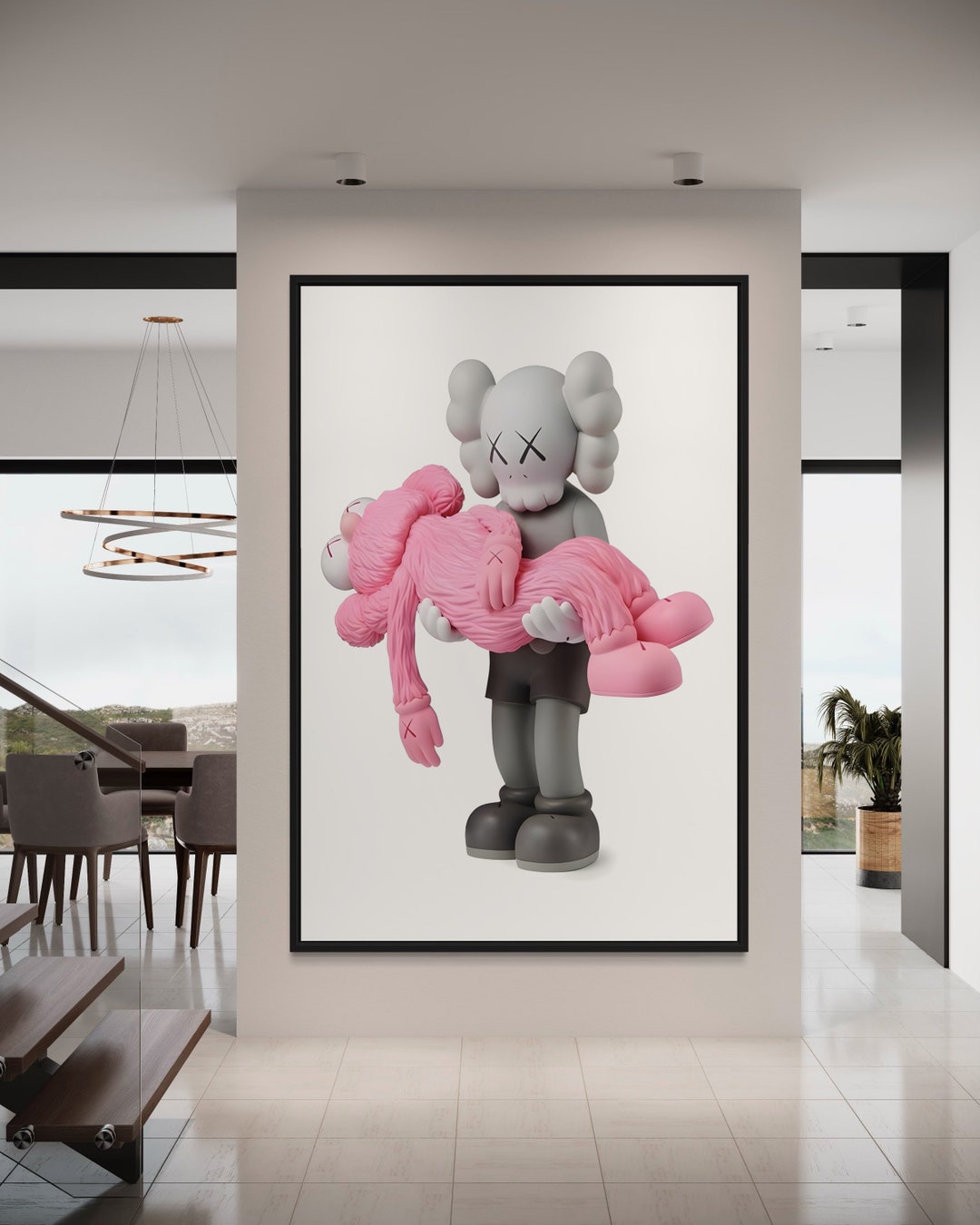 White and Pink Hypebeast Poster, Motivational Wall Art, Designer Wall ...