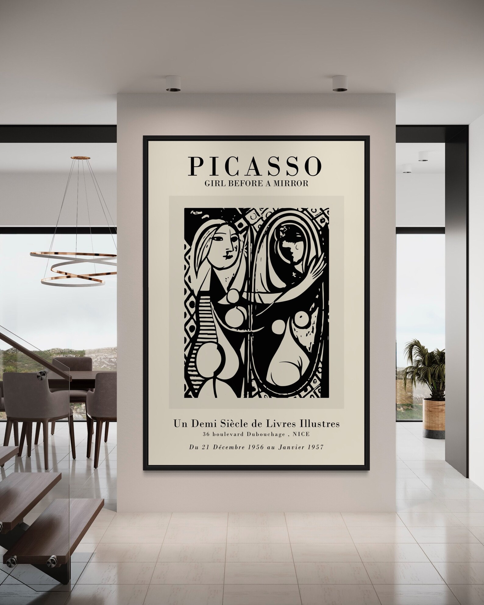 Pablo Picasso Metal Wall Art Girl Before A Mirror, Picasso Art, Picasso ...
