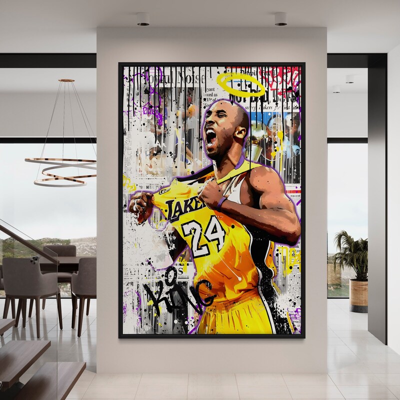 Kobe Bryant Canvas - Etsy