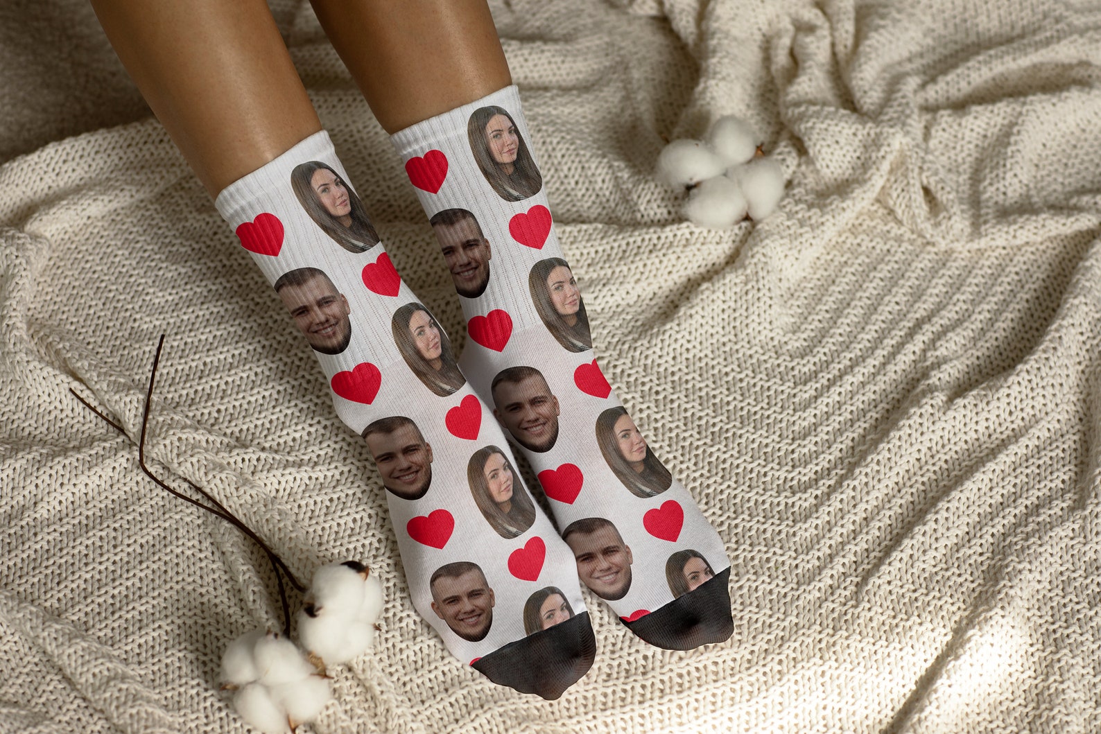 Custom Person's Face Socks, Personalized Photo Socks, Funny Socks ...