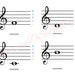Kid Music Note Learning Worksheet, Treble Clef, CDEFGAB, Simple Easy ...