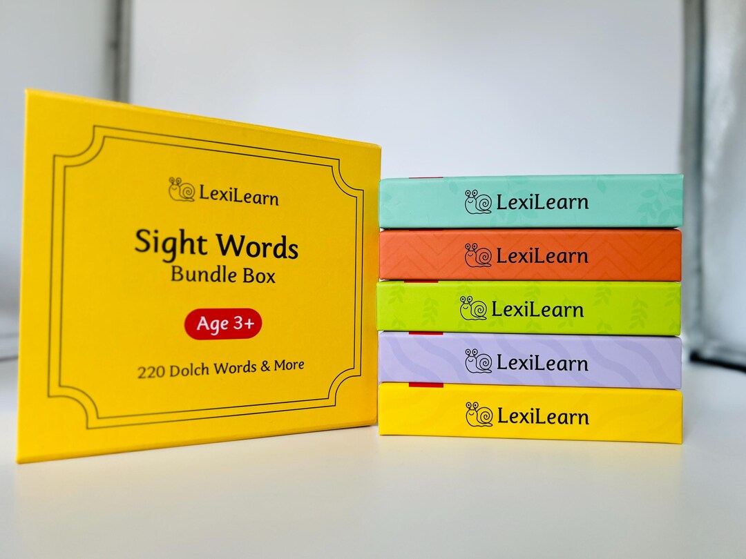 Dolch 220+ Sight Words for Kids Age 3-8, Preschool, Homeschool, Early ...