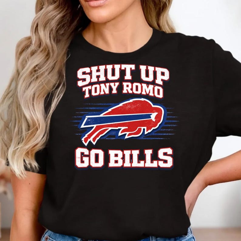 Shut up Tony Romo Go Bills | Editable PNG SVG PDF | Football Fan ...