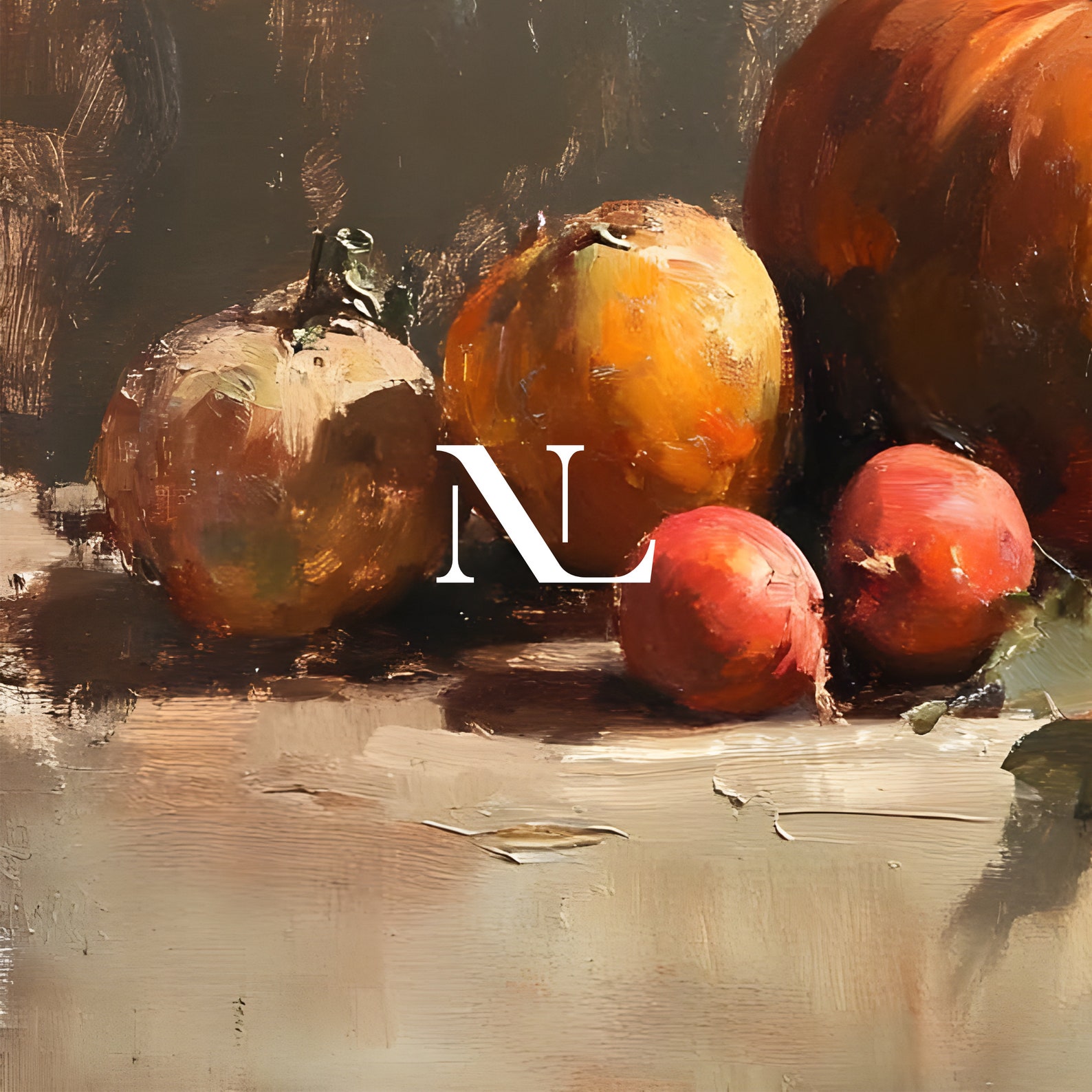 Printable Wall Art, Autumn Still Life With Pumpkin, Fall Harvest ...