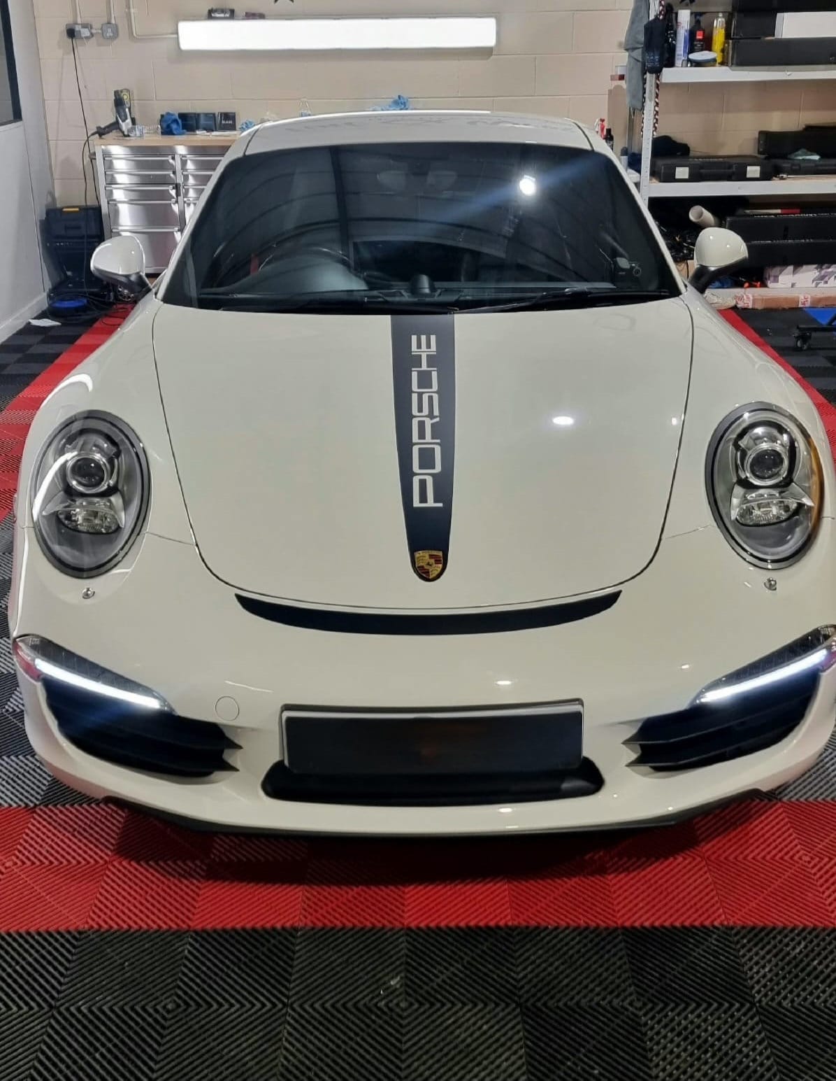 1 Matt Black Porsche Bonnet Stripe - Etsy