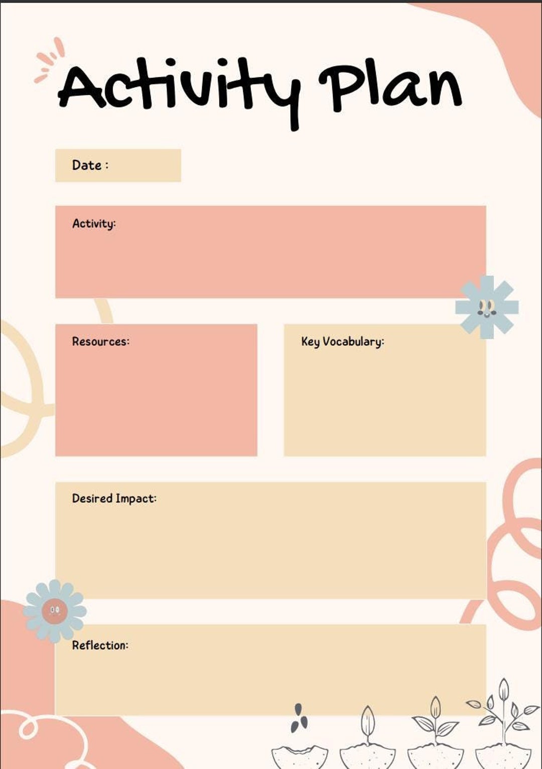 EYFS Activity Plan - Etsy
