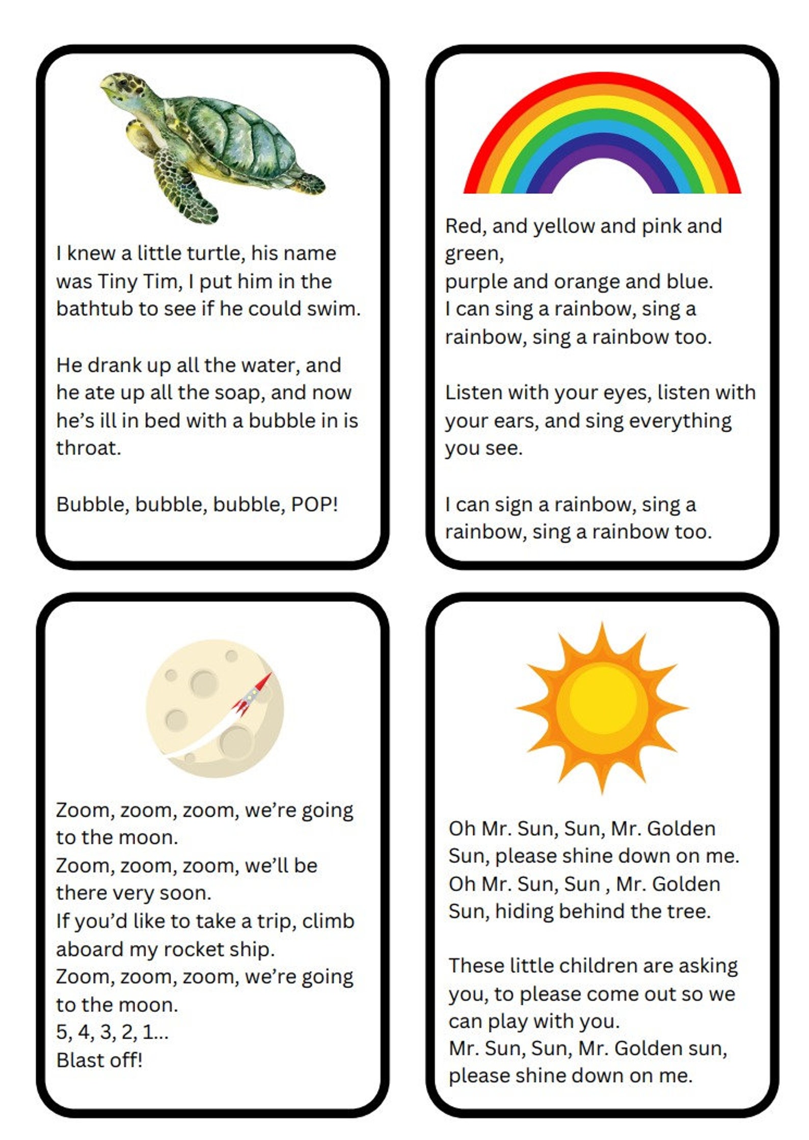 Nursery Rhymes Pack - Etsy