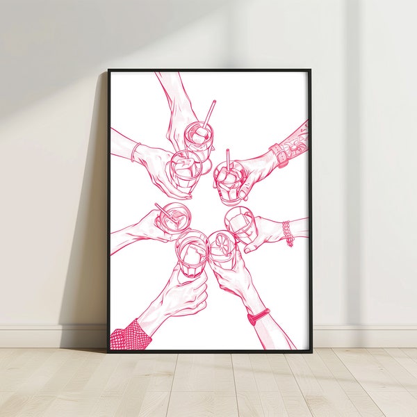 Pink Posters - Etsy