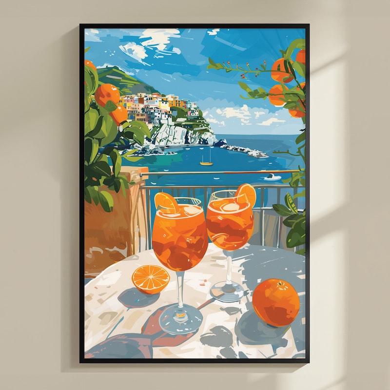 Aperol Spritz Room Decor - Etsy