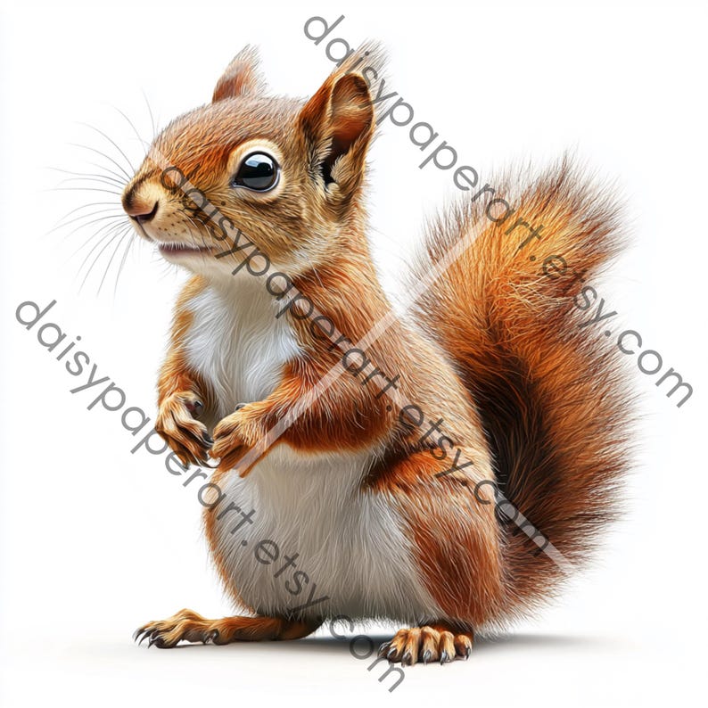 12 Squirrel Clip Art Images Printable Jpgs Downloadable Squirrel Images ...