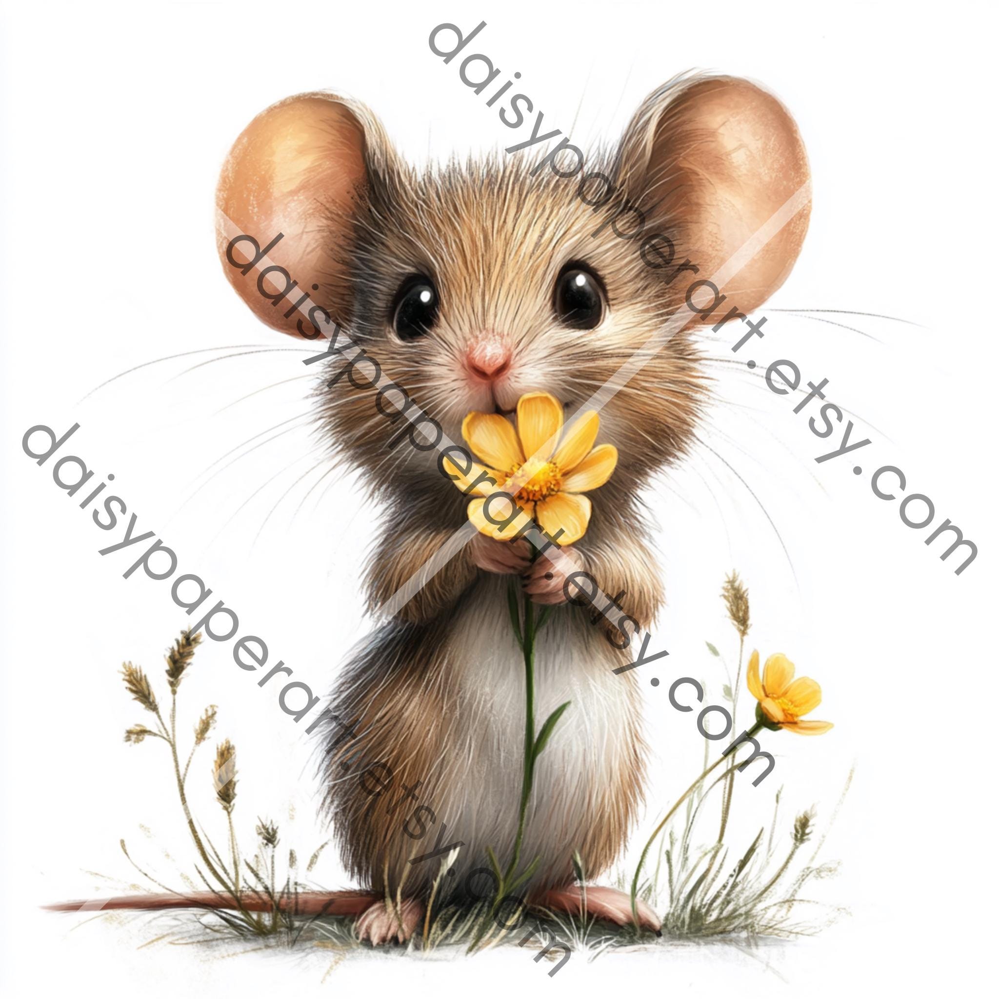 12 Mice Clip Art Images Printable Jpgs Downloadable Buttercup Mouse ...