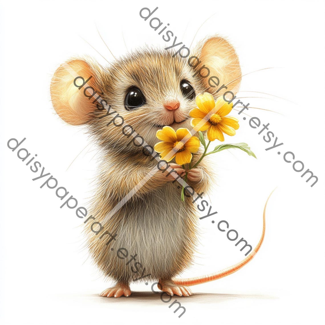 12 Mice Clip Art Images Printable Jpgs Downloadable Buttercup Mouse ...