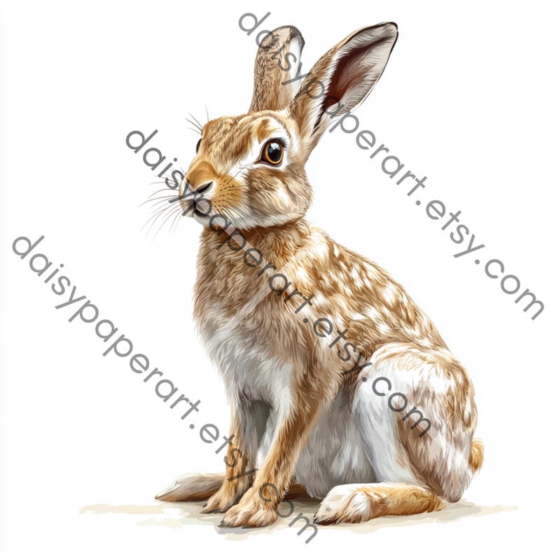 12 Hare Clip Art Images Printable Jpgs Downloadable Hare Images ...