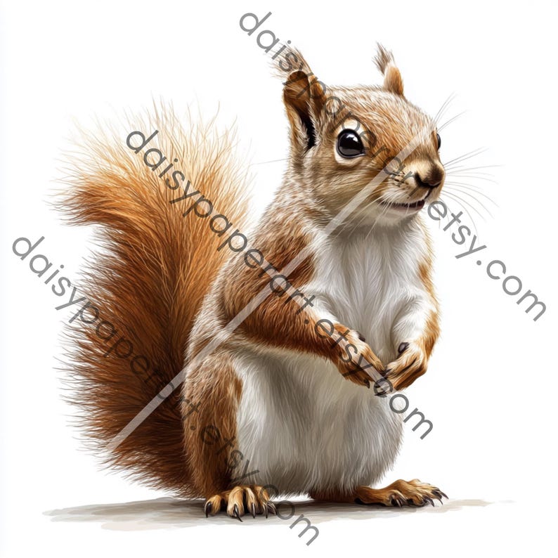12 Squirrel Clip Art Images Printable Jpgs Downloadable Squirrel Images ...