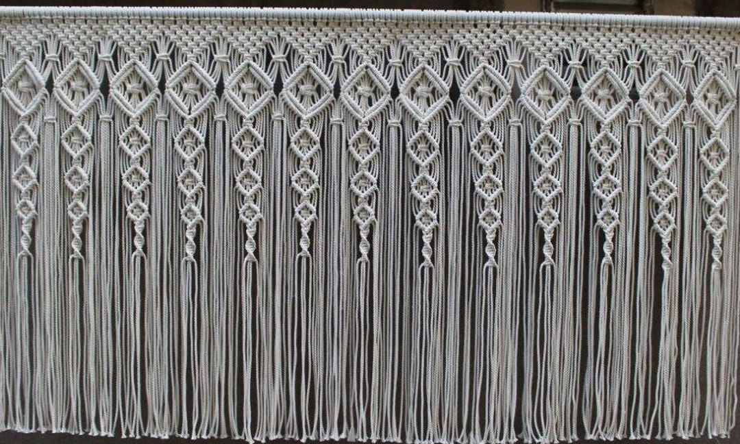 Macrame Curtains for Doorways,macrame Door Curtains, Wedding Decor ...