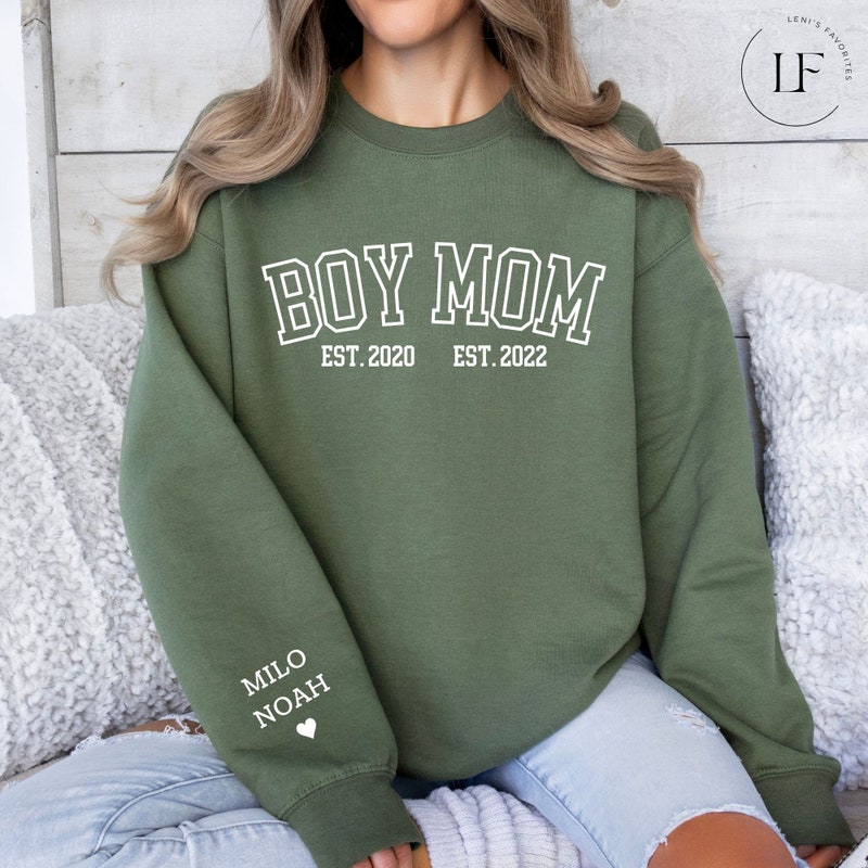Mom Mom Embroidered Shirt - Etsy