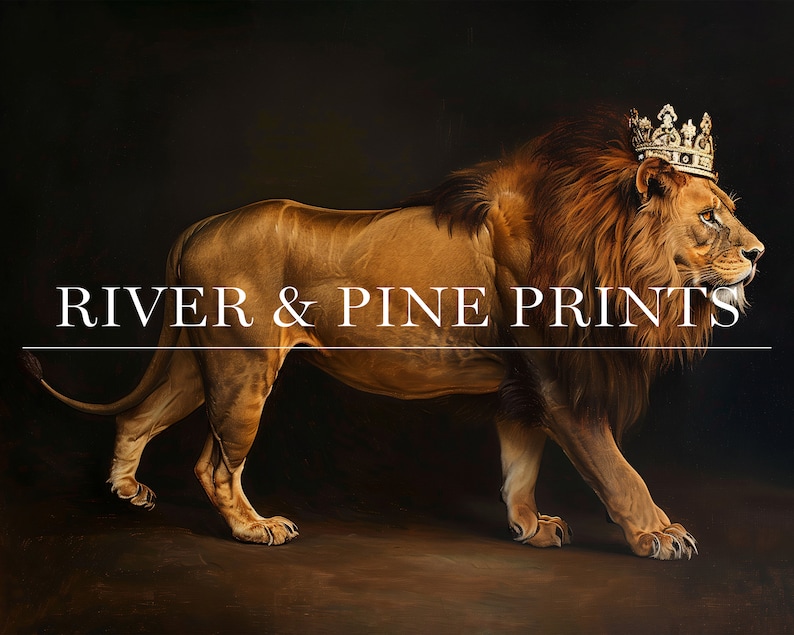 Lion and Mouse Matching Prints, Reepicheep Poster, Aslan Artwork ...