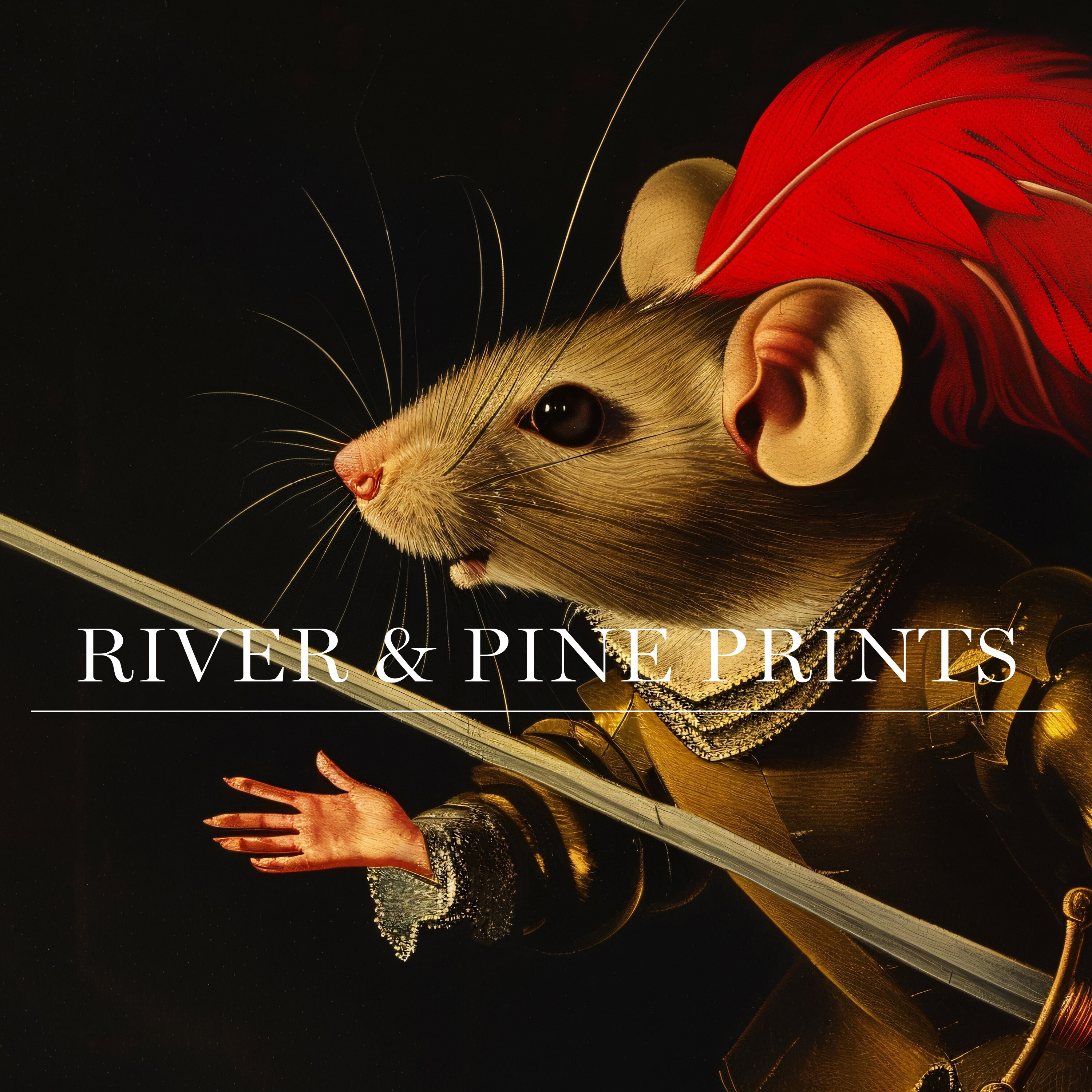 Samsung Frame TV Art, Mouse With Sword Print, Reepicheep Artwork ...