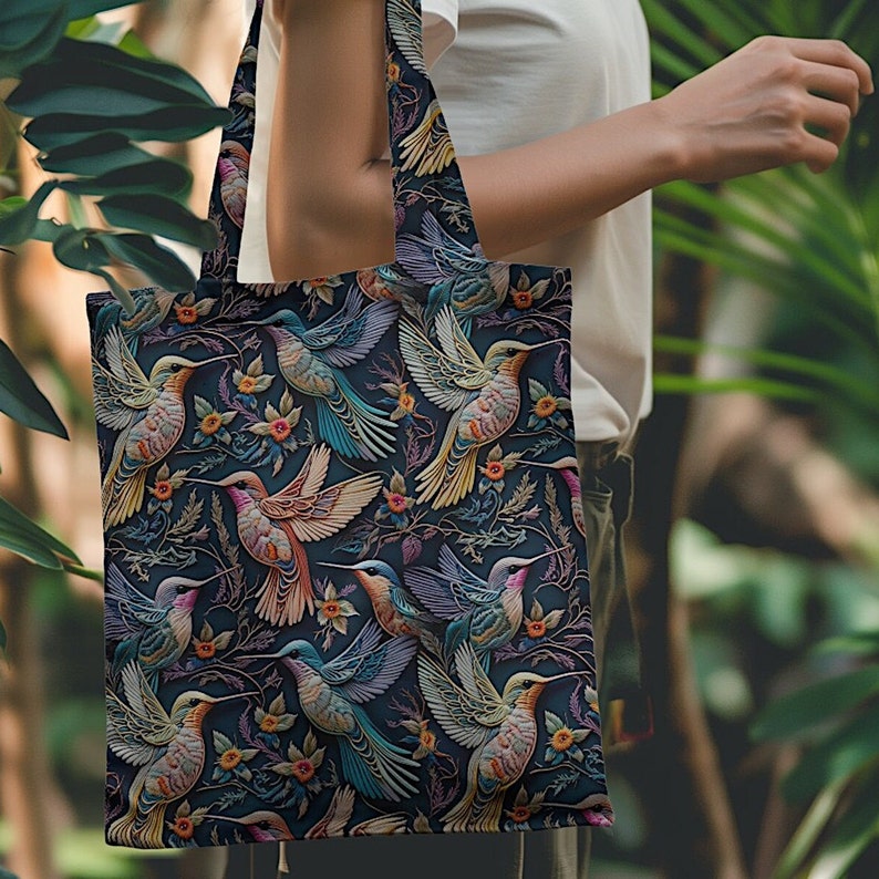 Hummingbirds Seamless Pattern. - Etsy