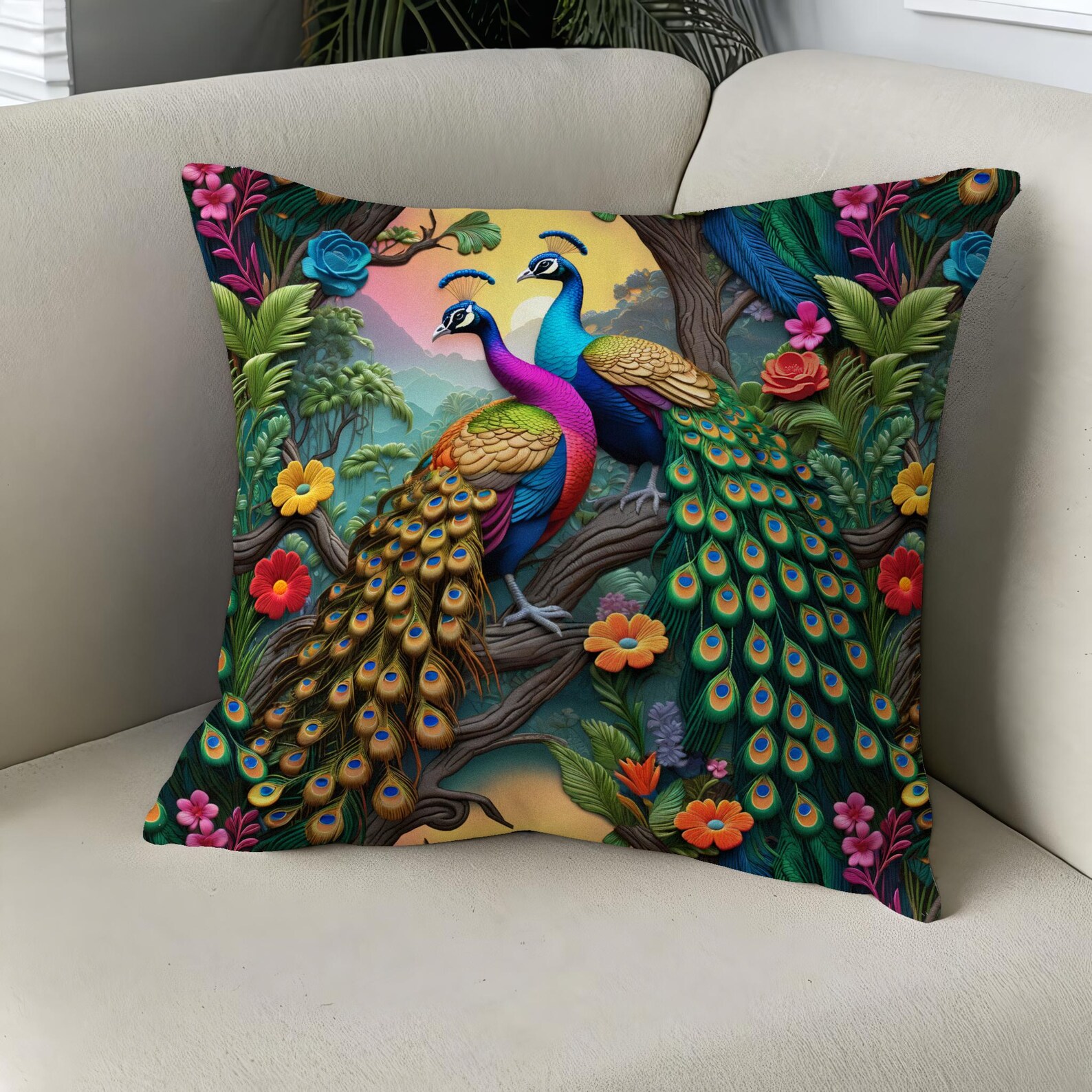 Peacocks, Peacocks Digital Paper, Seamless File. - Etsy