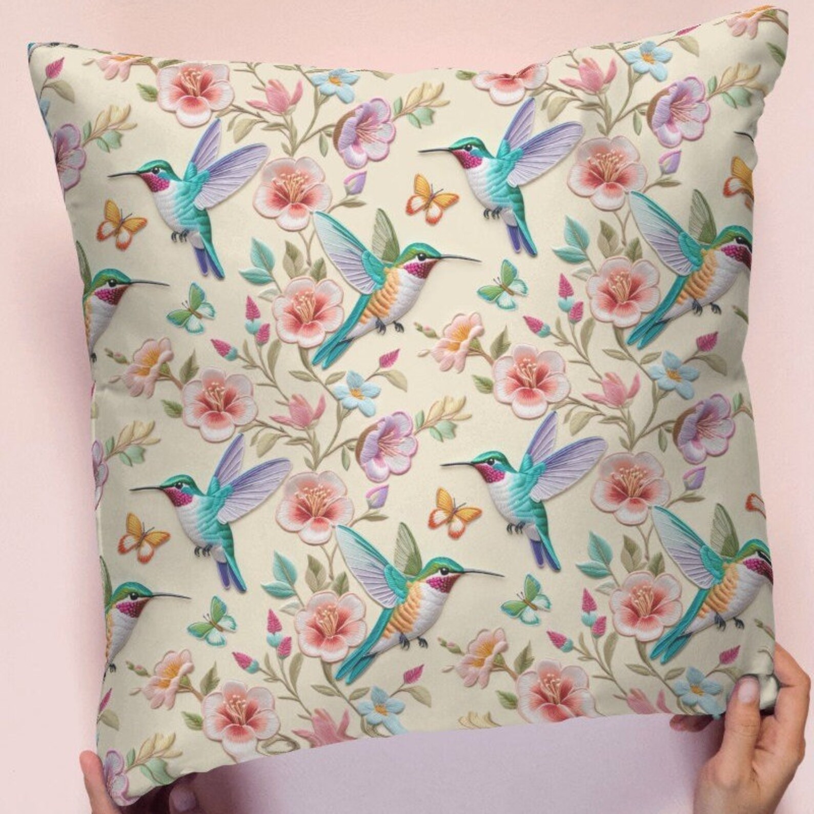 Hummingbirds Seamless Pattern. - Etsy