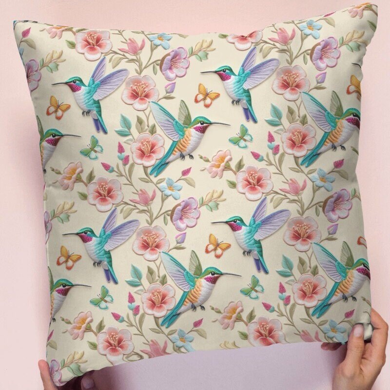 Hummingbirds Seamless Pattern. - Etsy