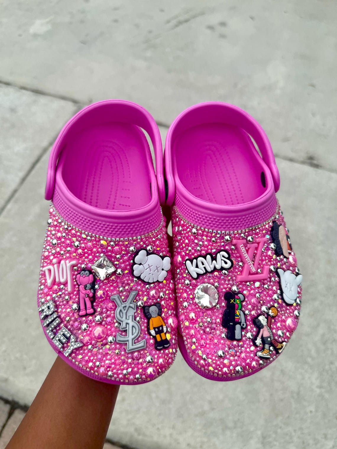 Kaws Bling Crocs - Etsy