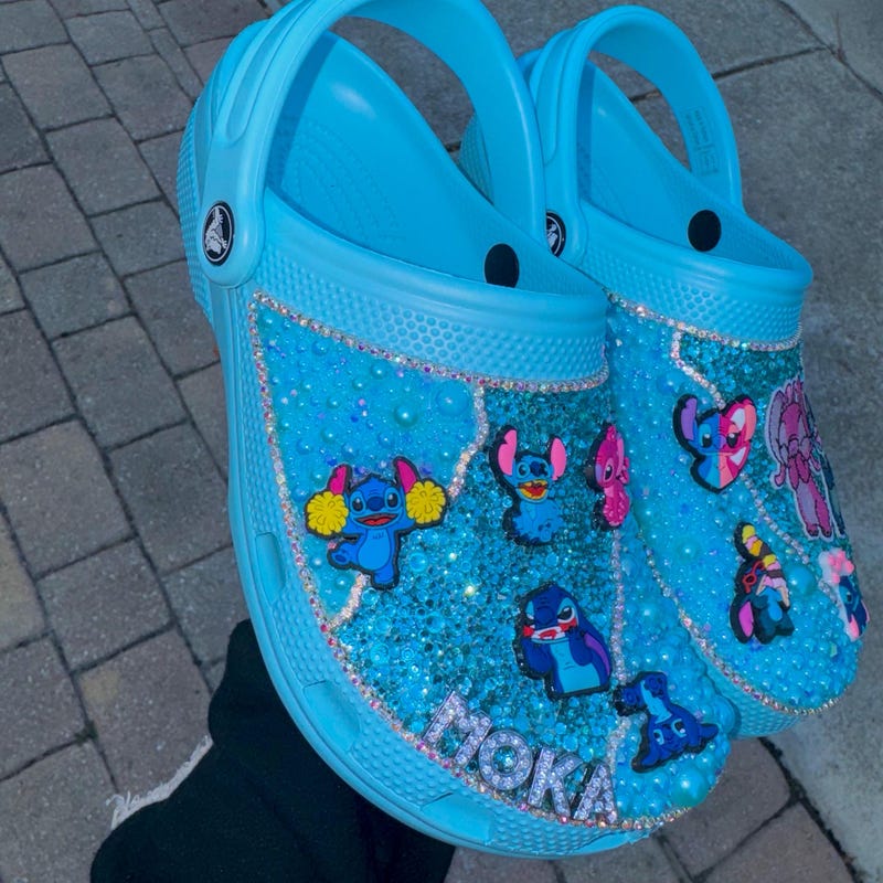 Stitch Crocs for Kids - Etsy