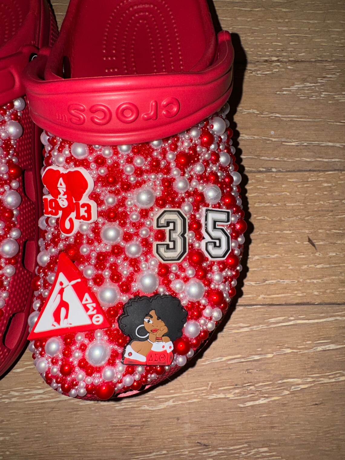 Delta Sigma Theta Crocs - Etsy
