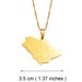Saudi Arabia Map Outline Pendant Necklace saudi Arabia Map With City ...