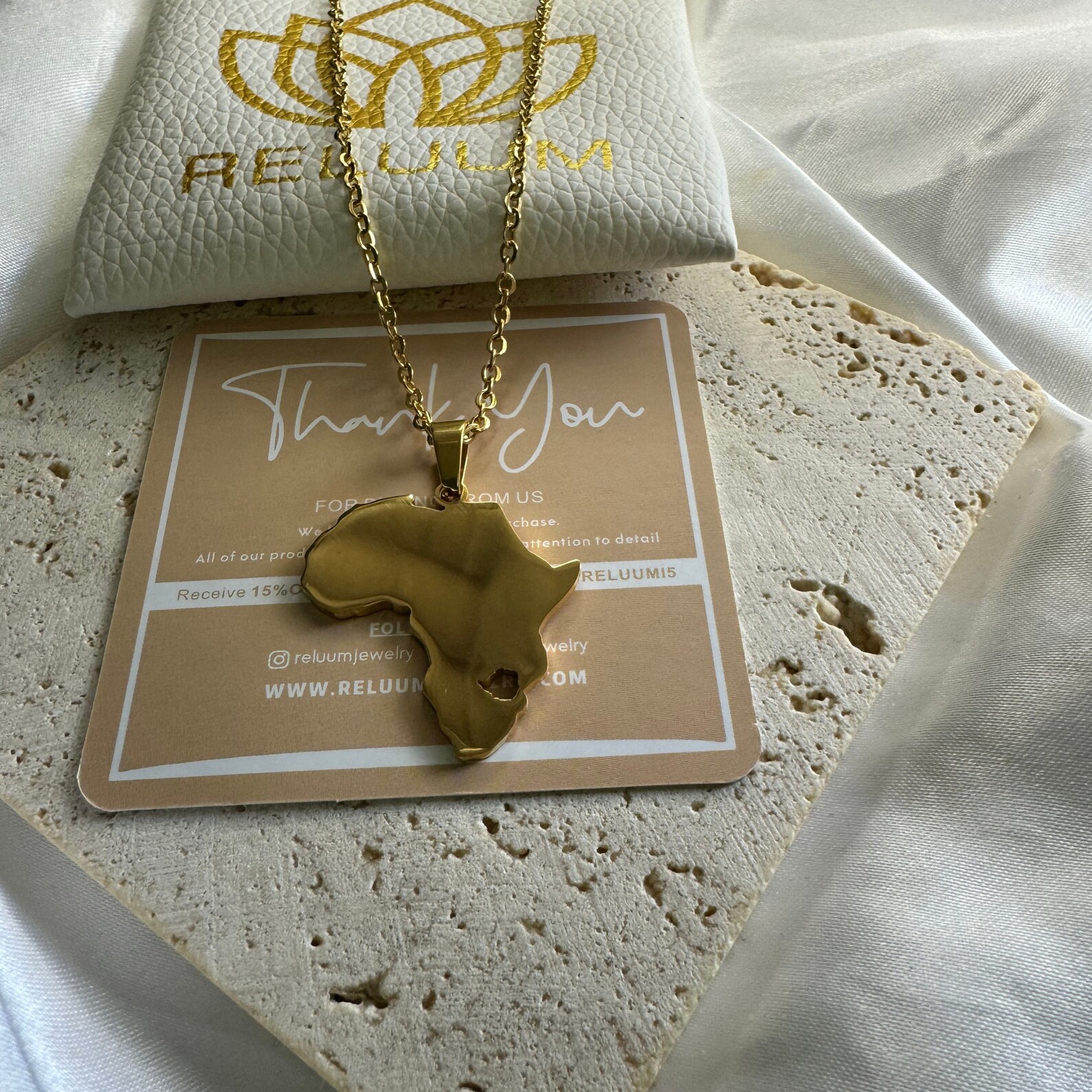 Africa Map Outline Pendant Necklace Zimbabwe Map Charm Necklace African ...