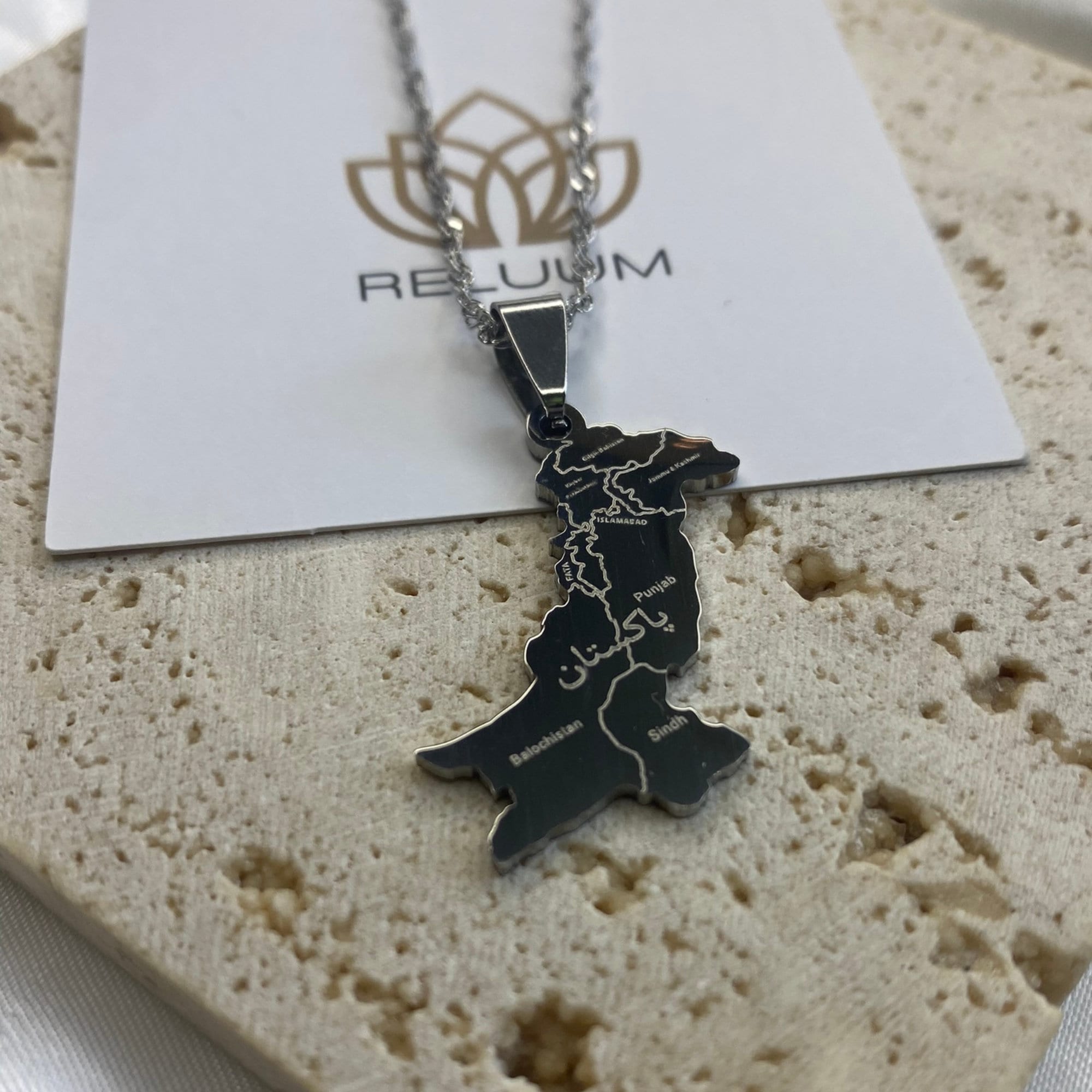 Pakistan Map Outline Pendant Necklace pakistan Map With City Names Urdu ...