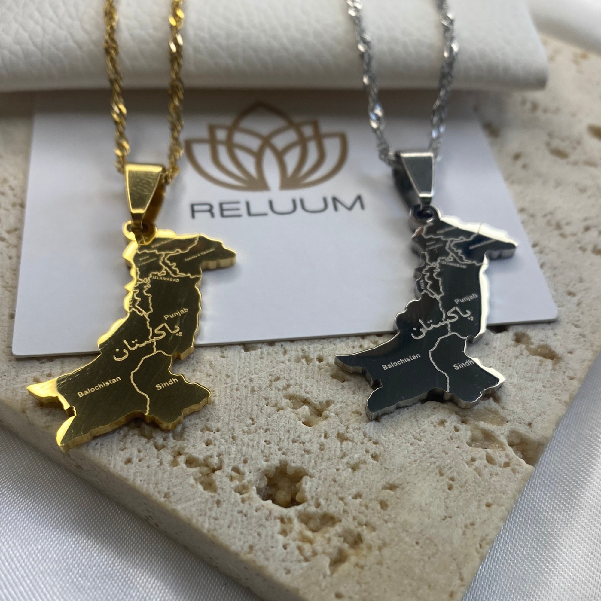 Pakistan Map Outline Pendant Necklace pakistan Map With City Names Urdu ...